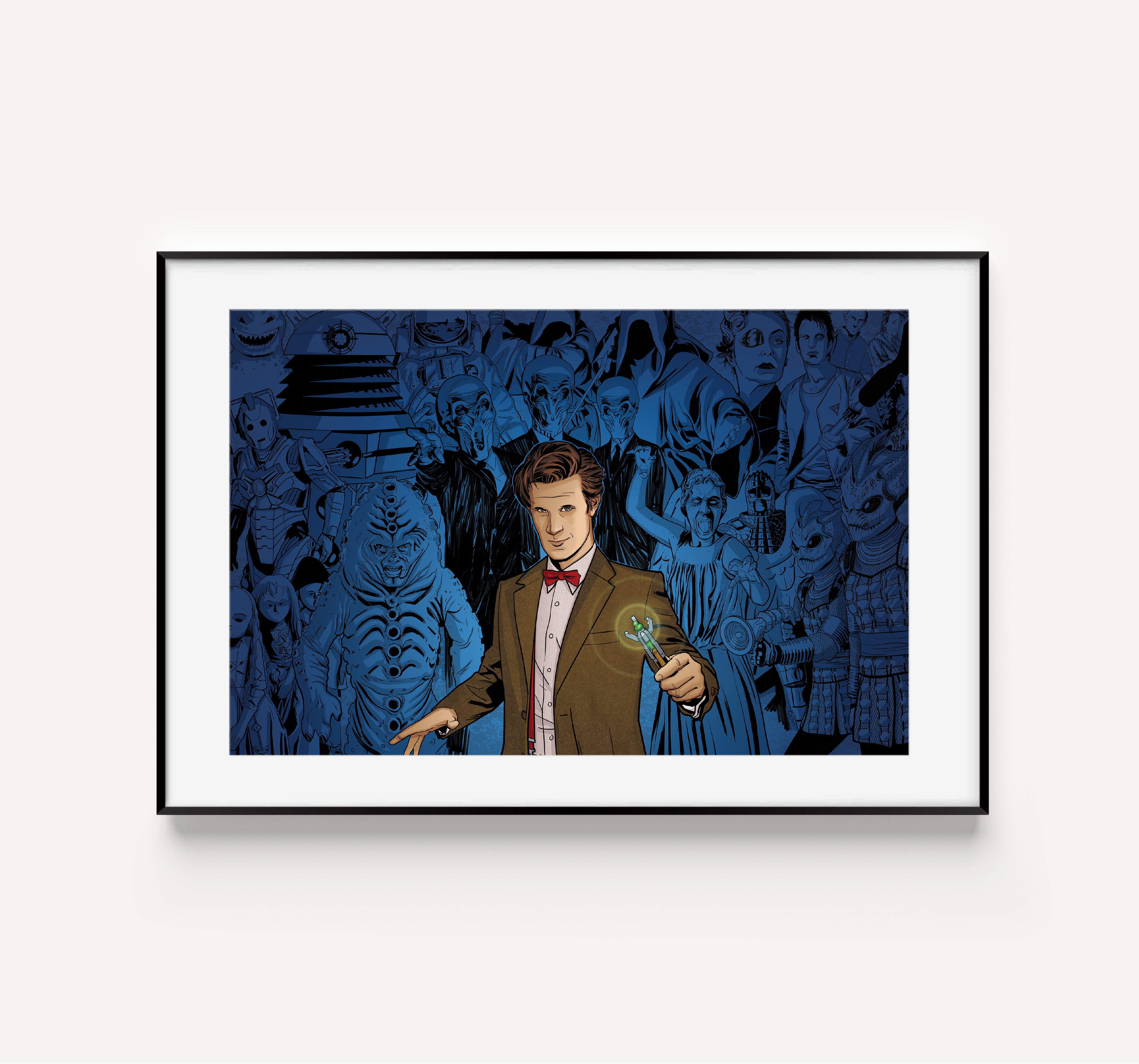 11th Doctor & Villains – KellyYatesArt